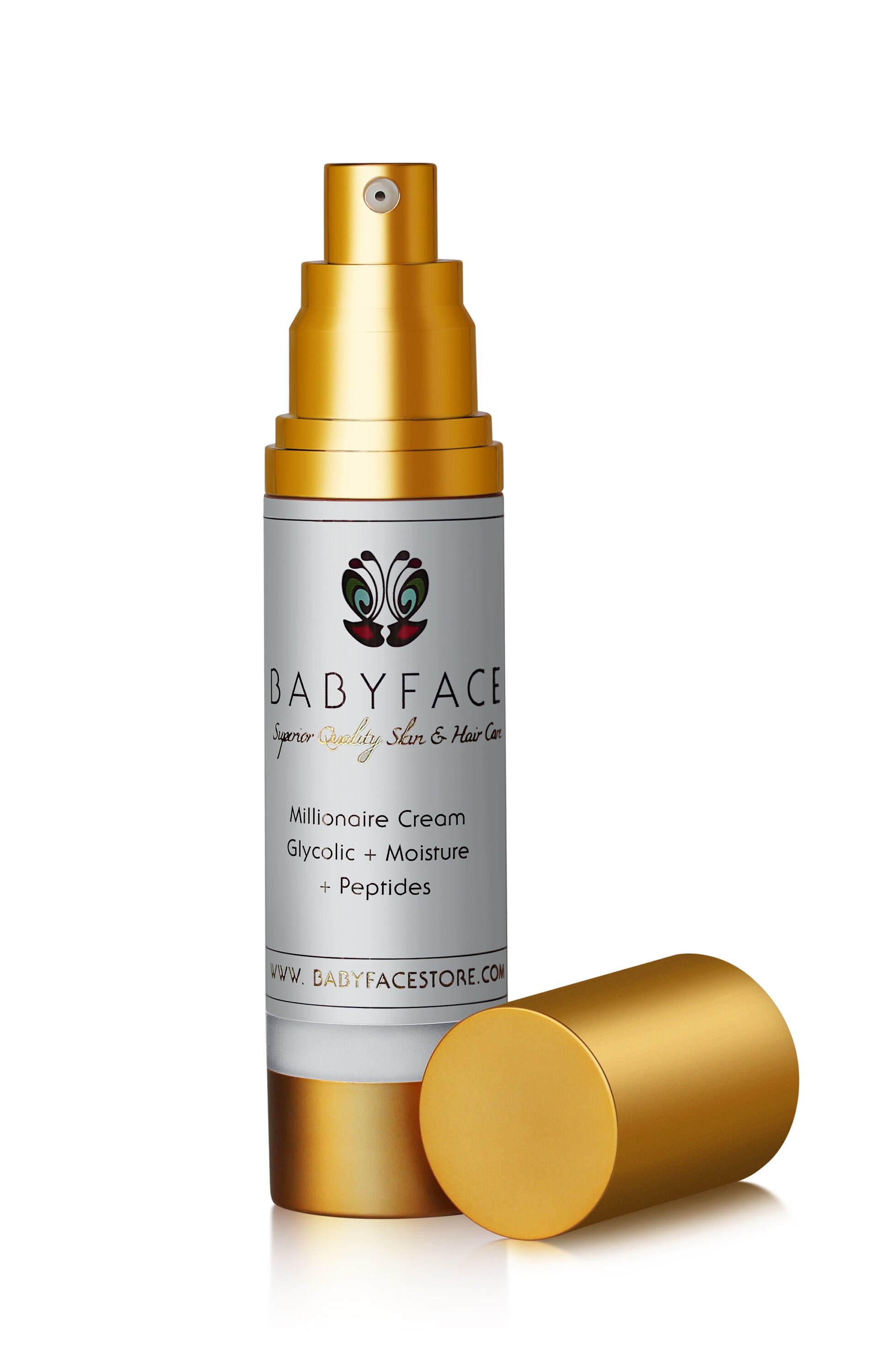 Babyface Millionaire Cream - Rich & Powerful Anti Aging Glycolic ...