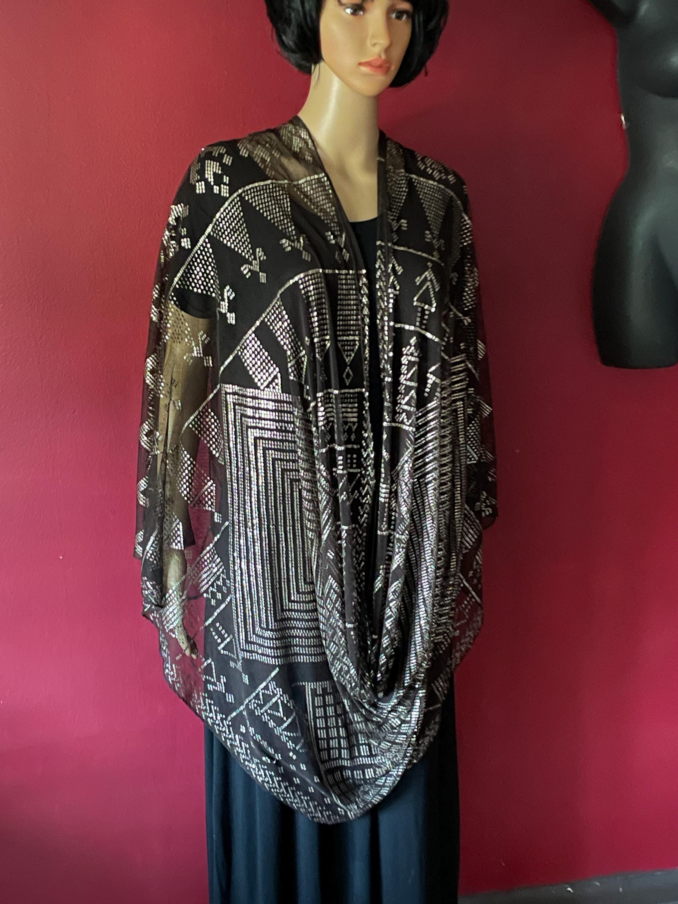 Spectacular VINTAGE Egyptian Assuit Shawl 1930's Collectors/museum ...