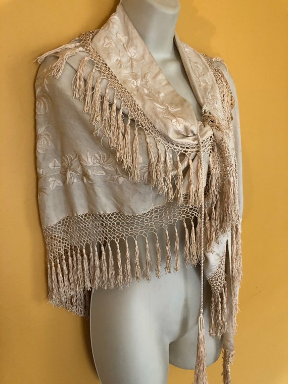 1800's Victorian Silk Cloak/Jacket/ Embroidery OOAK… - Gem