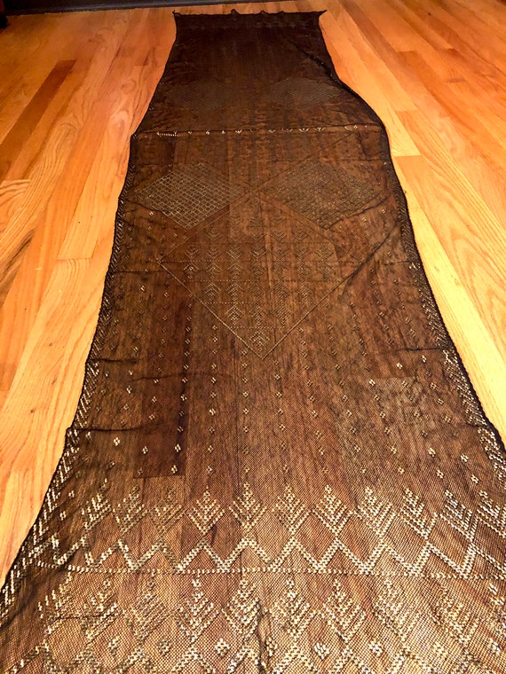 Dark Brown/Black Vintage Egyptian Assuit DIAMOND Shaw… - Gem