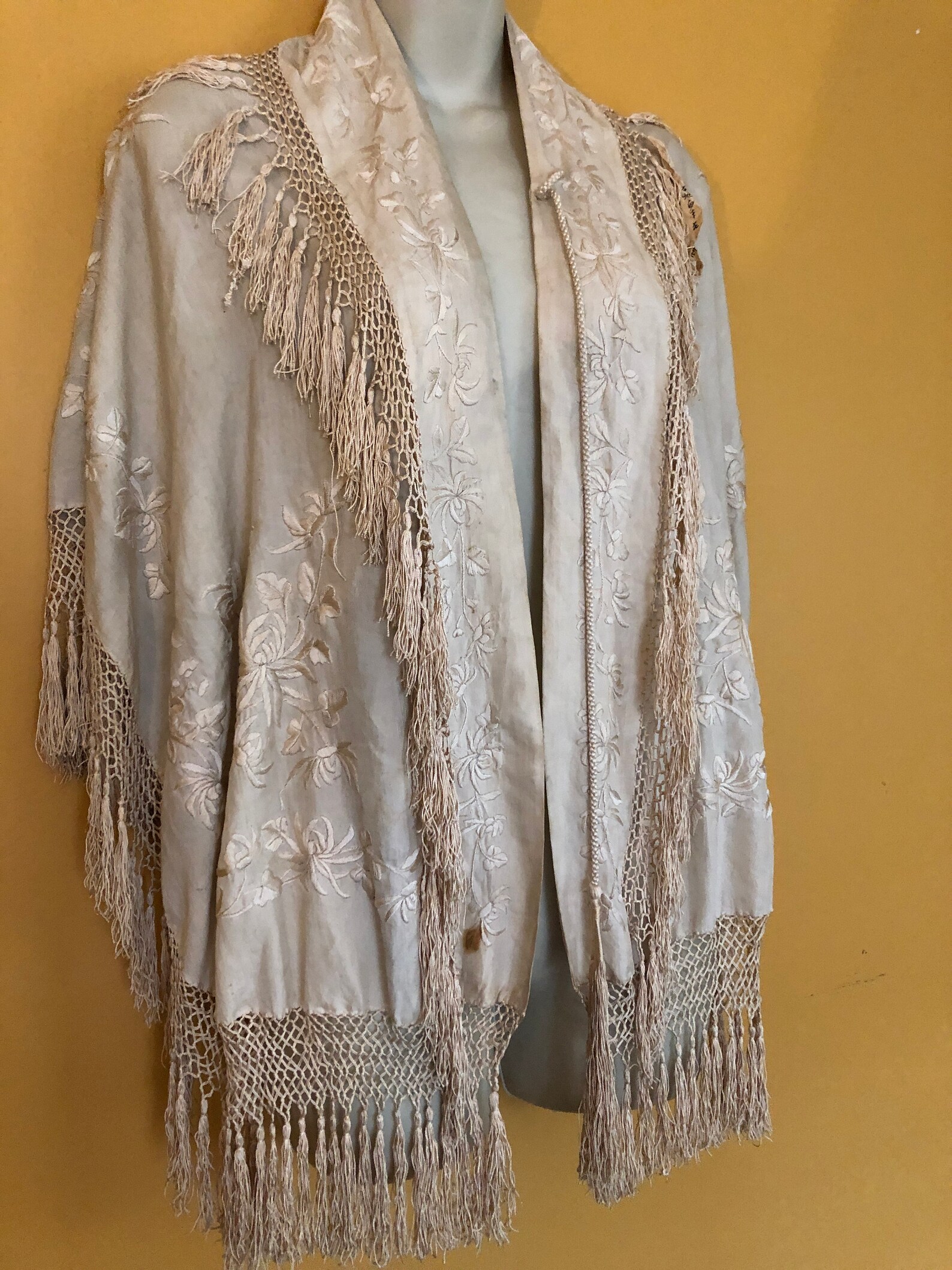 1800's Victorian Silk Cloak/jacket/ Embroidery OOAK - Etsy