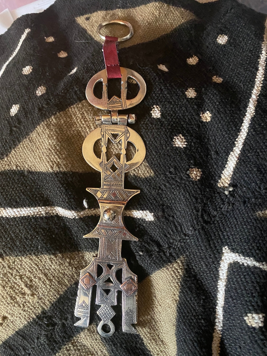 Gorgeous Tuareg Hand Made Veil Weights With Tribal Silver, Copper and ...