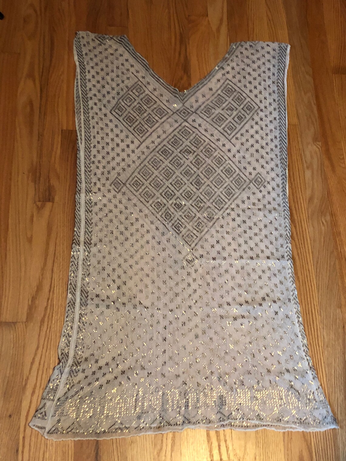 Gatsby Flapper Glorious Vintage Egyptian Assuit Dress With | Etsy