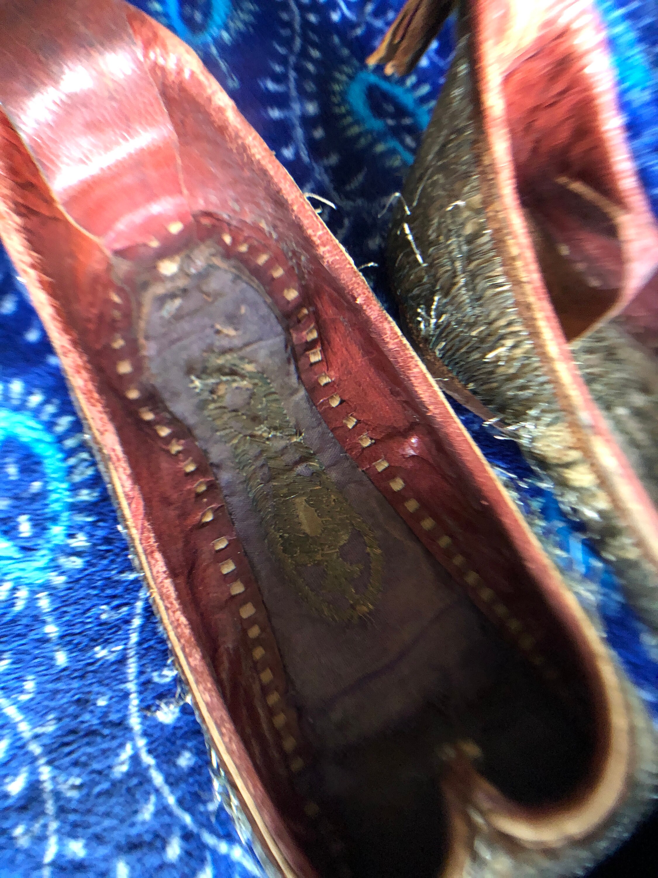 Antique Syrian MOORISH Poulaine Shoes Silver COLLECTABLE Museum Quality ...