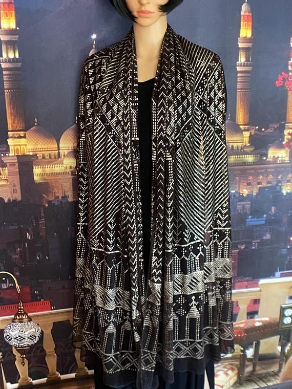 Coptic Treasure Vintage Egyptian Assuit Shawl 1930 Pi… - Gem