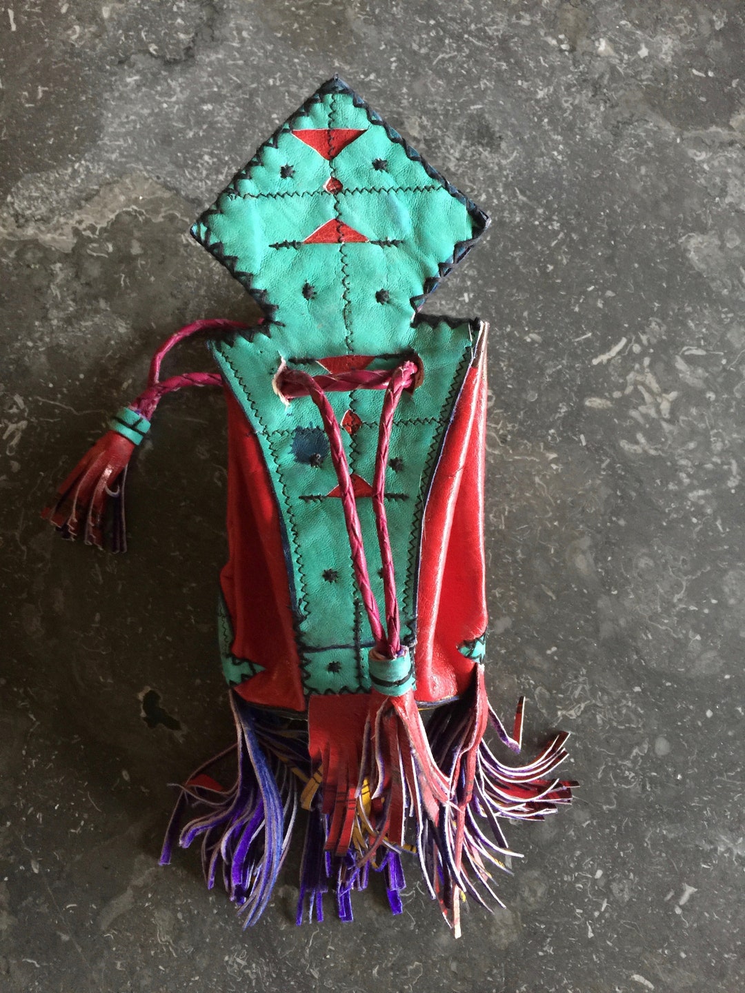 Beautiful African Tuareg Handmade Leather Zill/cymbal (or Whatever You ...