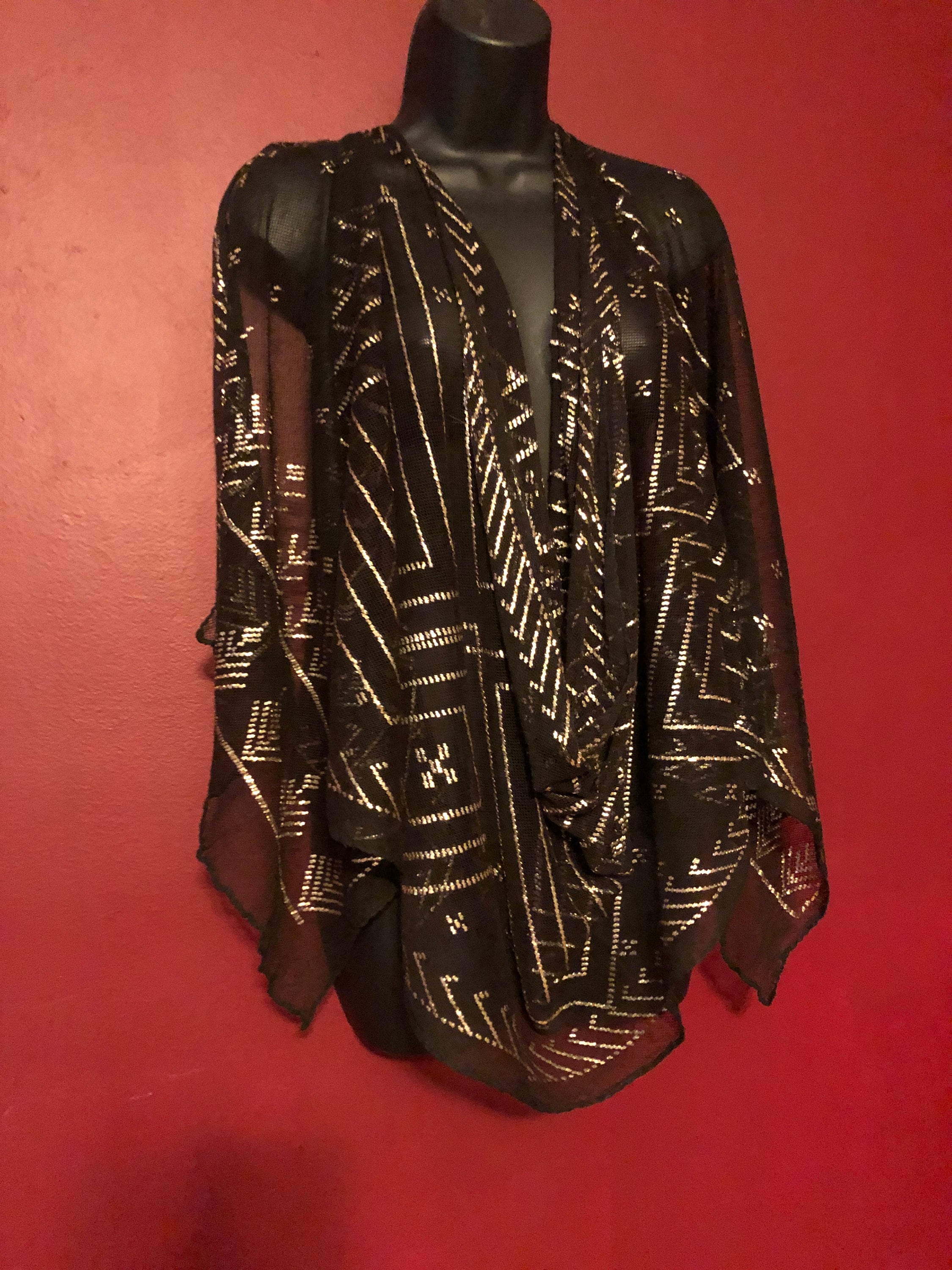 7 Diamond Classic Vintage Assuit 1920's Egyptian Shawl | Etsy