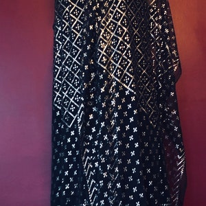 Lustrous Coptic Egyptian Vintage Assuit Shawl With Silver 1930 - Etsy