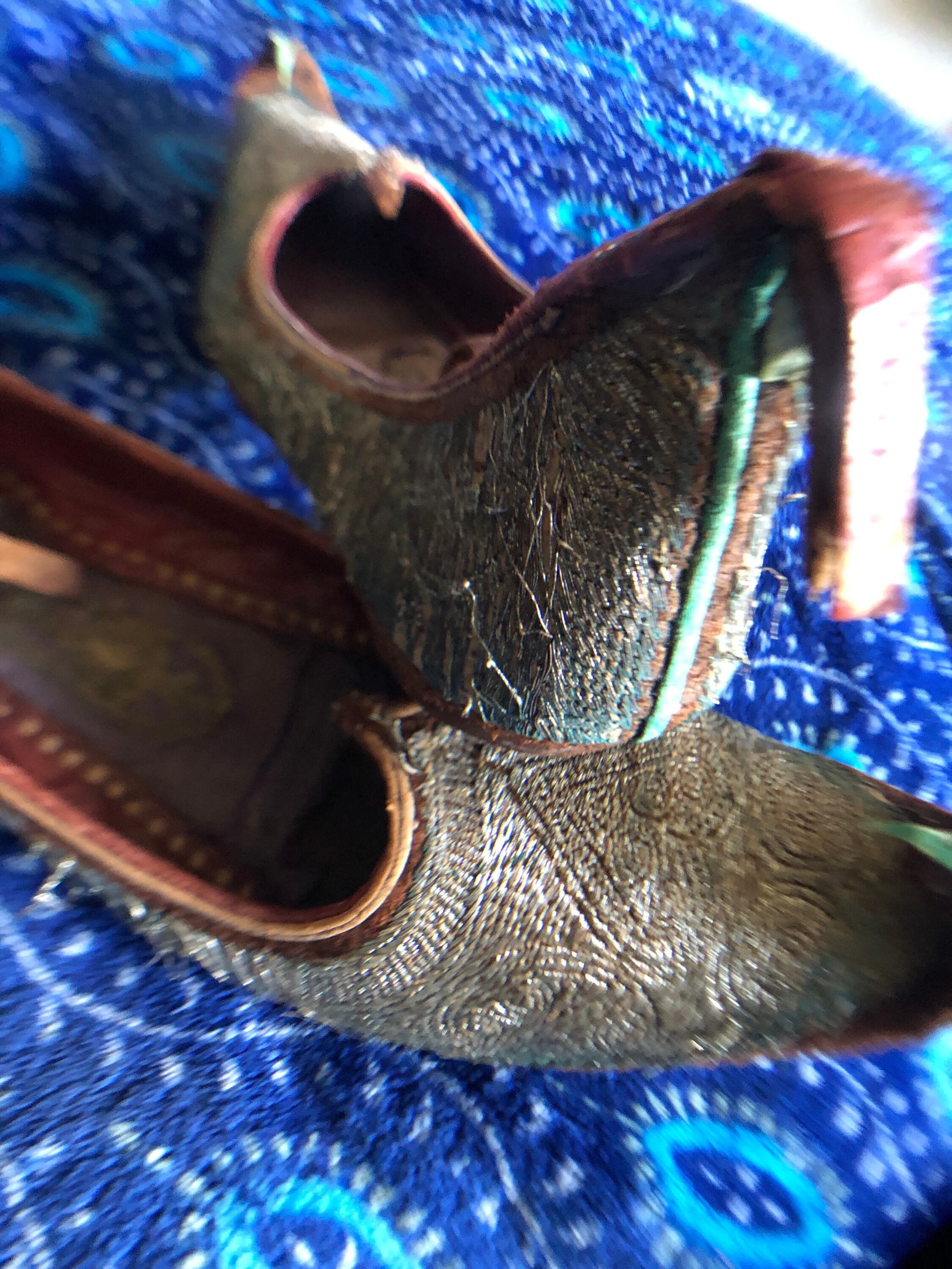 Antique Syrian MOORISH Poulaine Shoes Silver COLLECTABLE Museum Quality ...