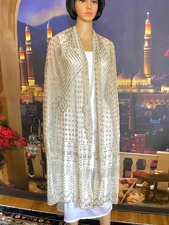 HOLD INVENTORY Vintage Cream Egyptian Assuit Wedding … - Gem
