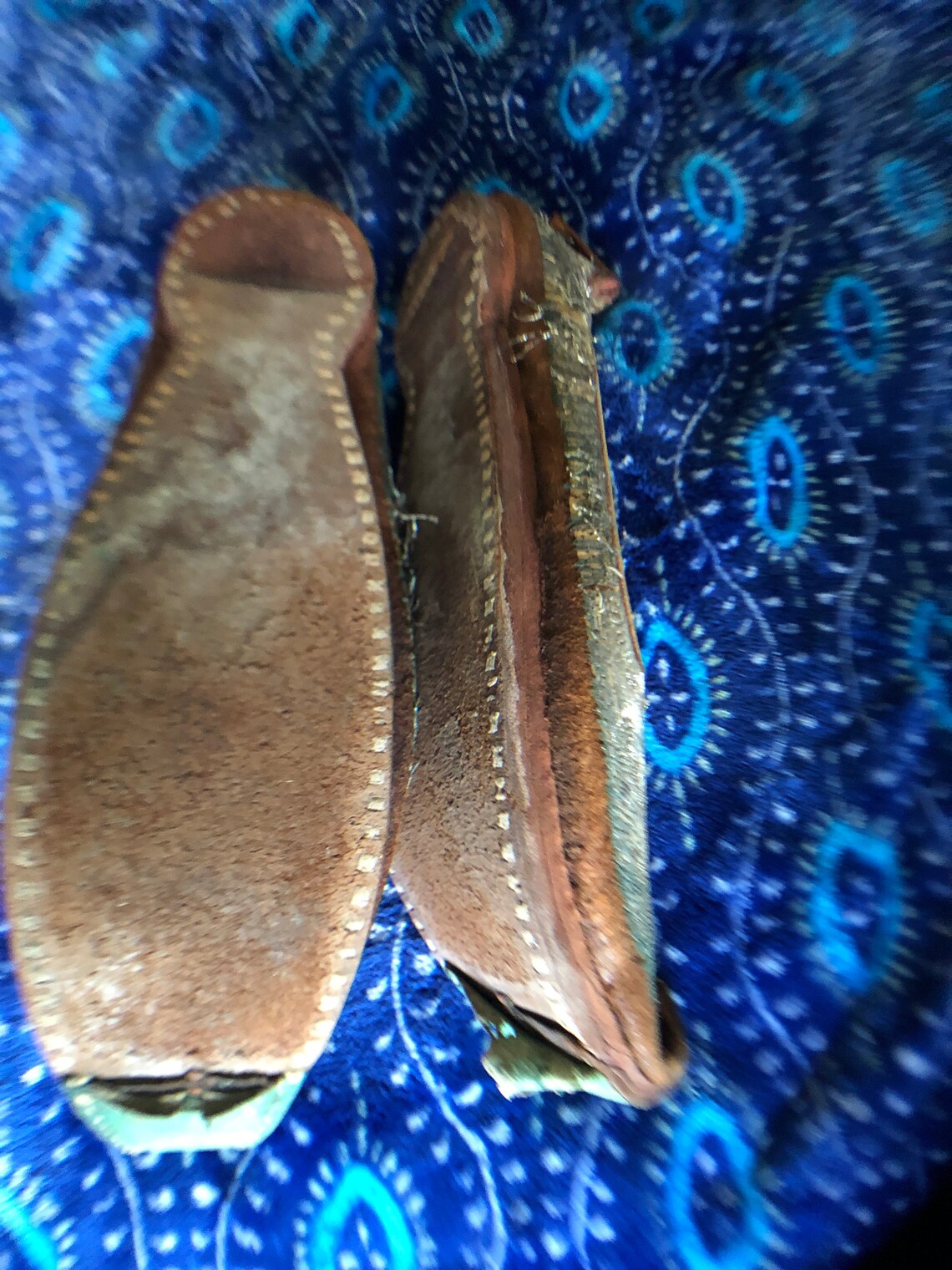 Antique Syrian MOORISH Poulaine Shoes Silver COLLECTABLE Museum Quality ...