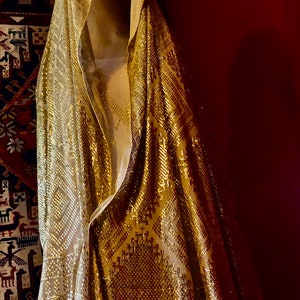 Midas Touch Gold Heavy Egyptian Vintage Assuit Shawl /wrap 1919 ...