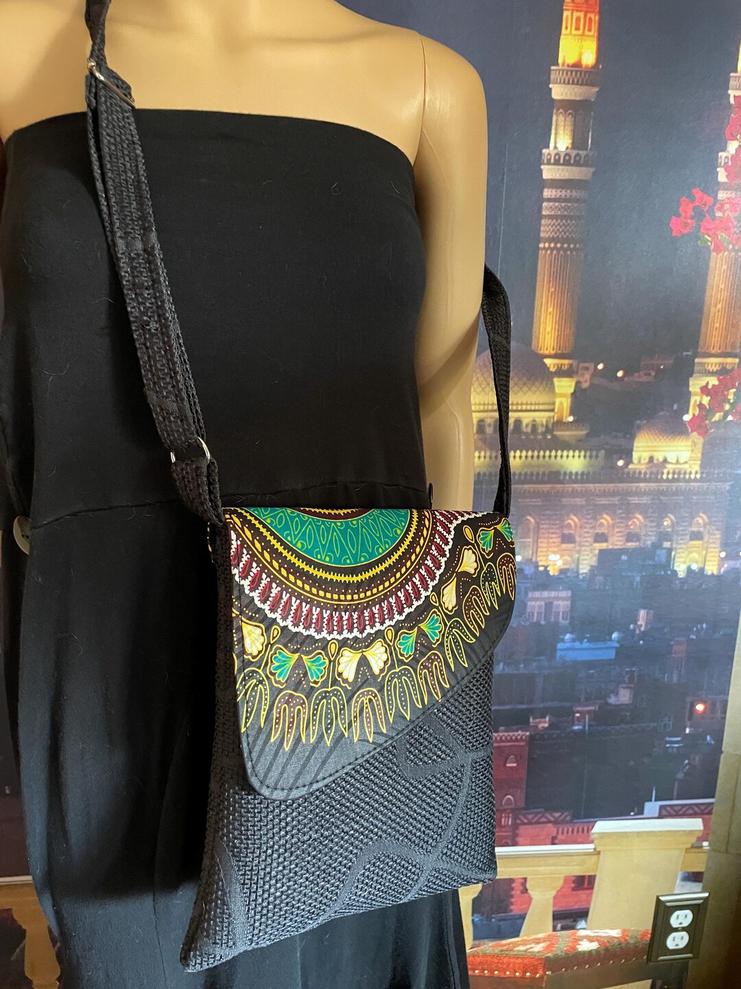African Kenyan Crossbody Purse Made by Massai Women in Kenya Style ...