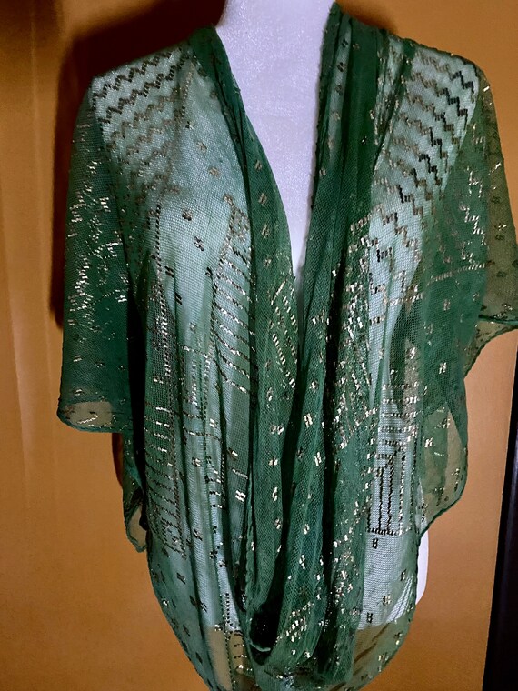 Jade Vintage Egyptian Assuit 1920's Bellydance Assuit… - Gem