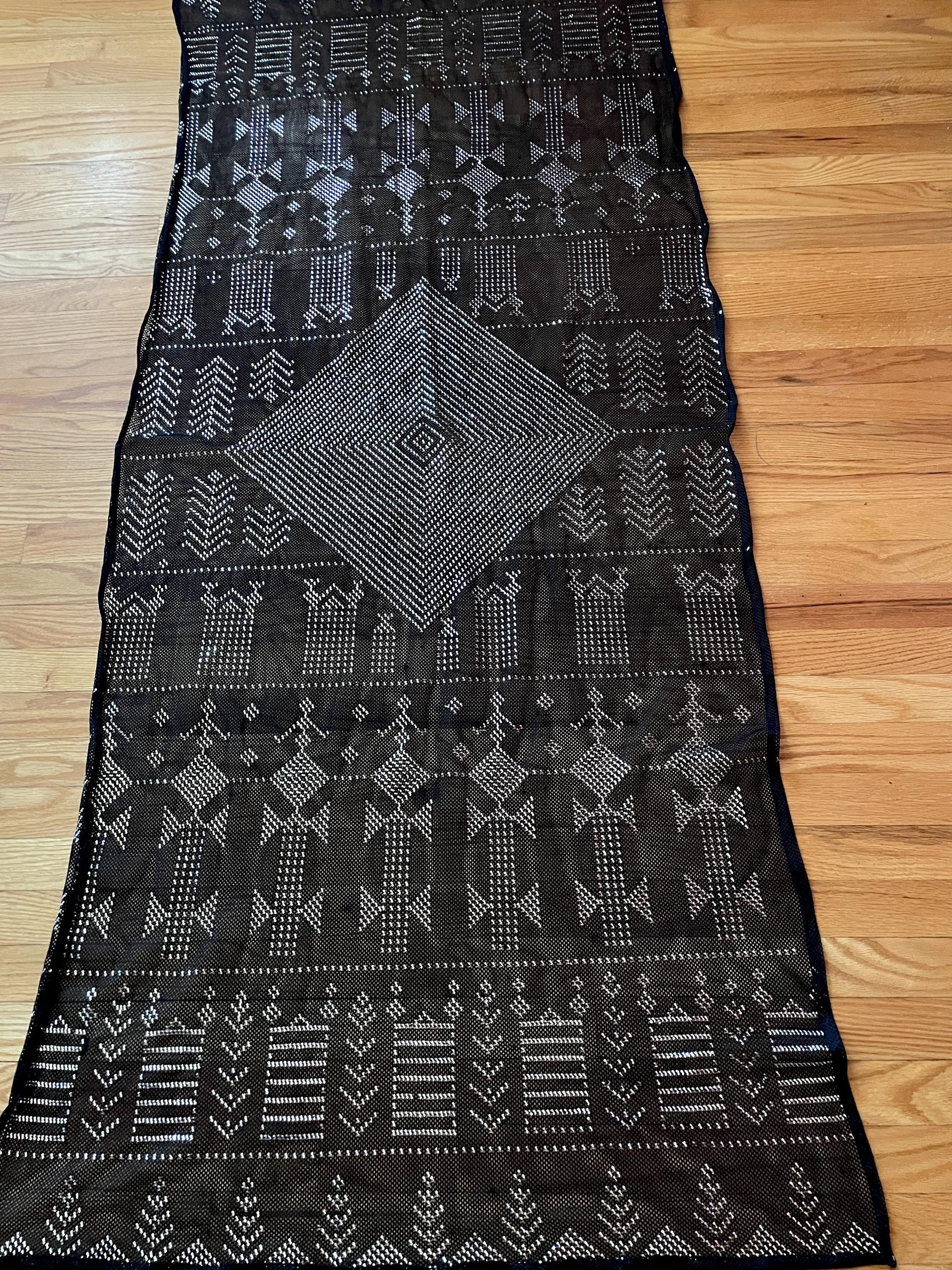 LONG DREAMY Egyptian ASSUIT Center Diamond Wide Border, Brilliant ...