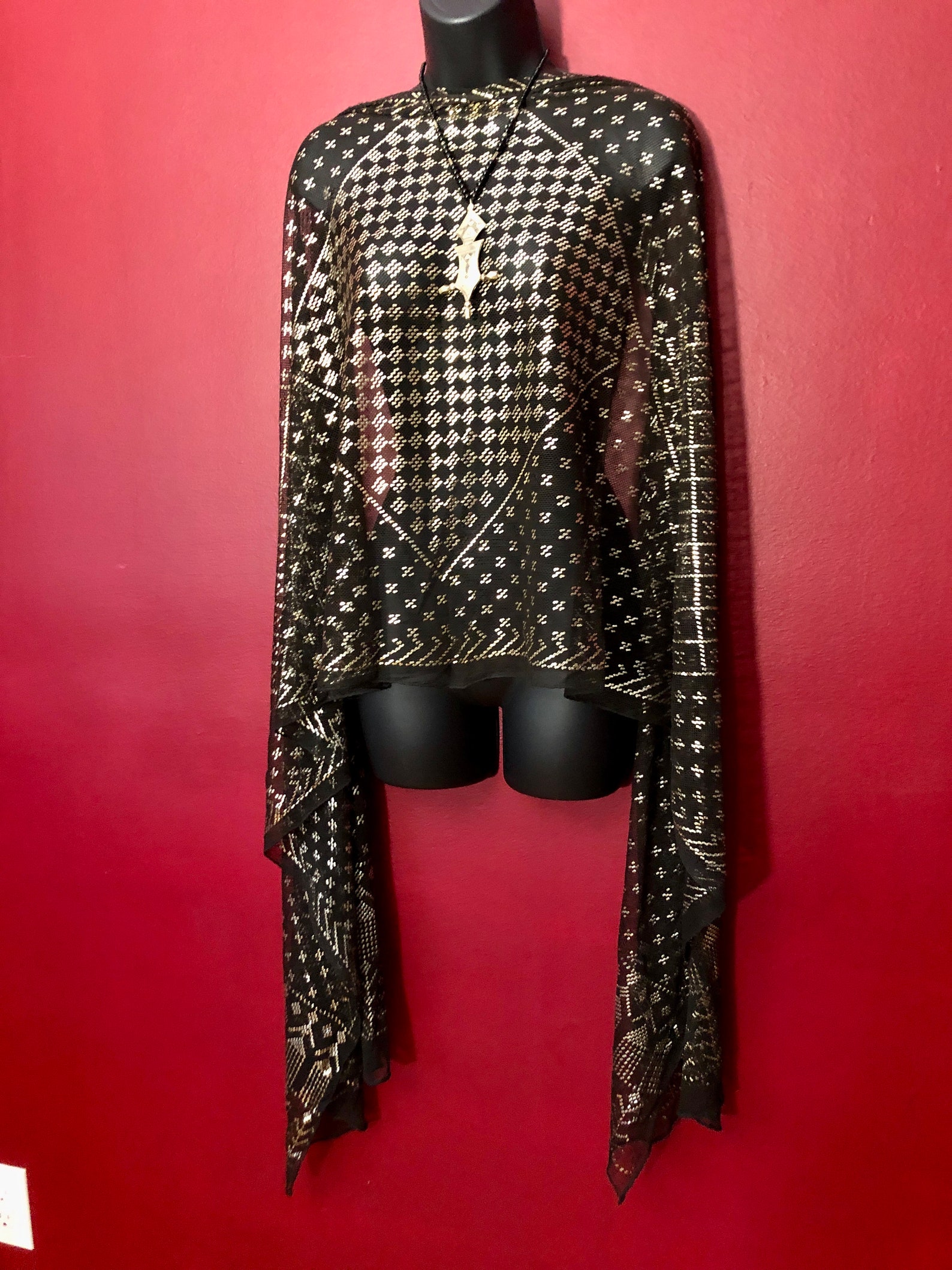 Lustrous Coptic Egyptian Vintage Assuit Shawl With Silver 1930 - Etsy