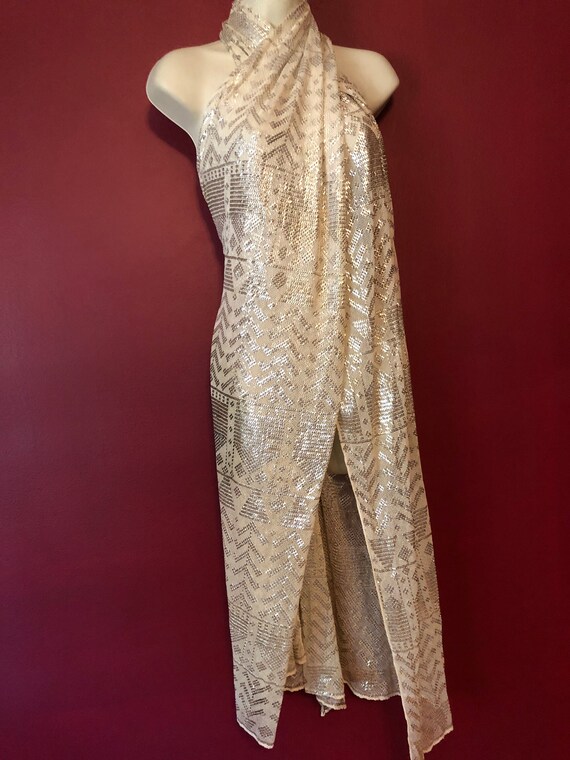 XL White Vintage Egyptian Assuit Wedding Extraordina… - Gem