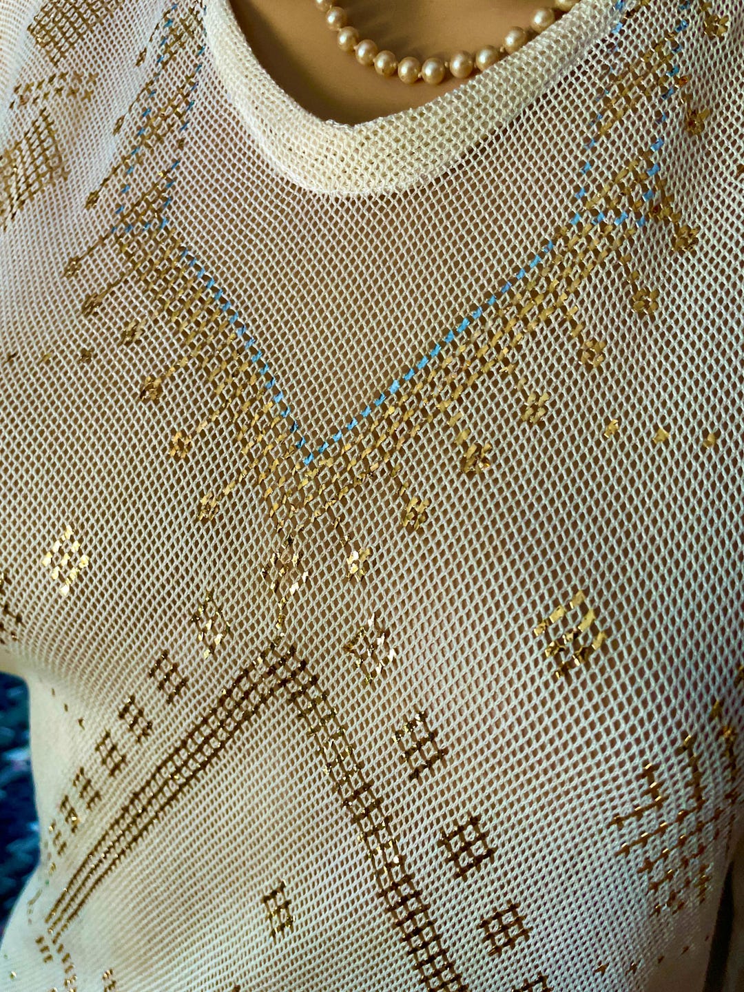 White SILVER and GOLD Egyptian Assuit Dress Galabeya/tunic/saidi Cane ...