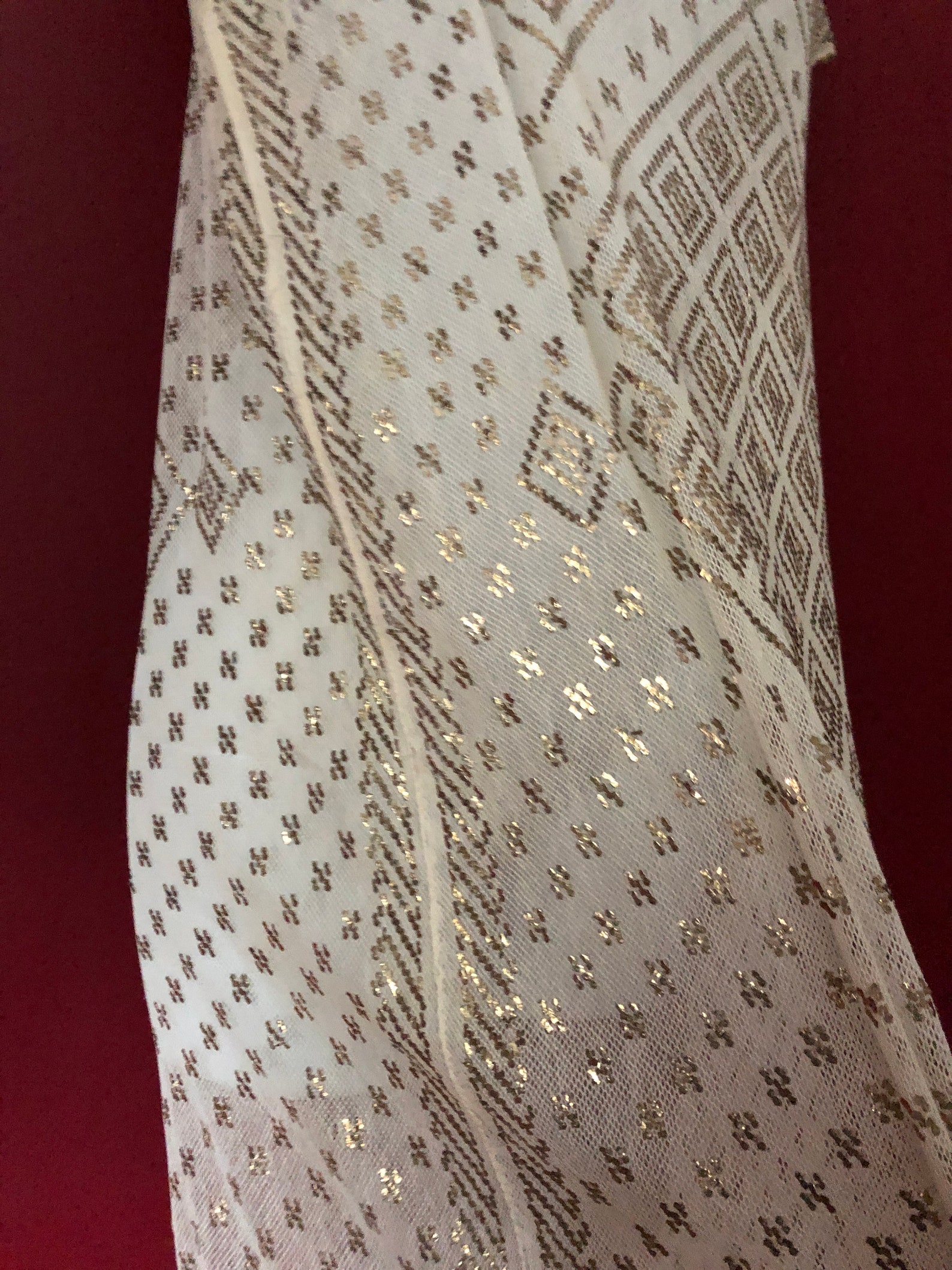 Gatsby Flapper Glorious Vintage Egyptian Assuit Dress With Gold 1930's ...