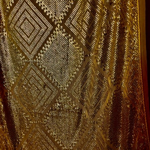 Midas Touch Gold Heavy Egyptian Vintage Assuit Shawl /wrap 1919 ...