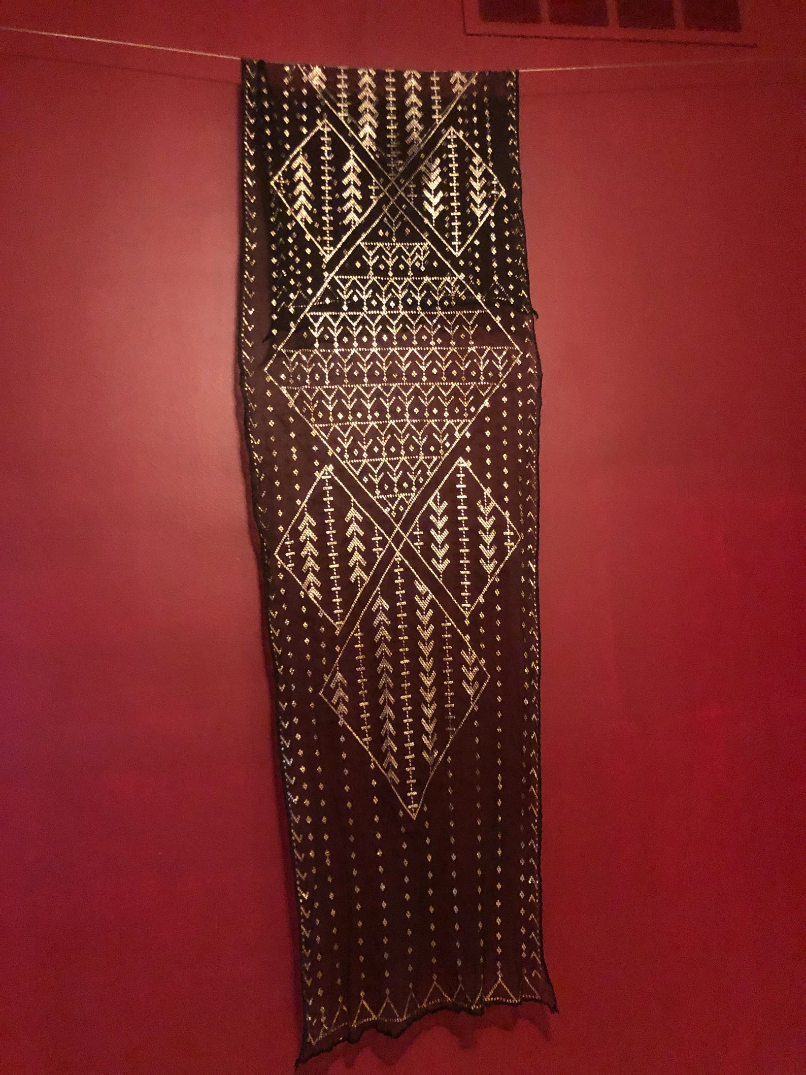 Chevron 7 Diamond Egyptian Vintage Assuit 1920's Black - Etsy