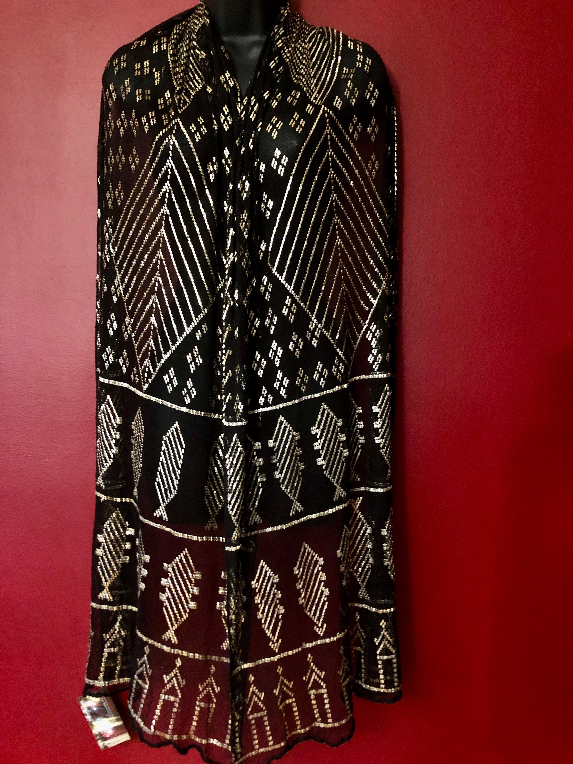 Sweet Voyage Egyptian Vintage Assuit Shawl With Silver - Etsy