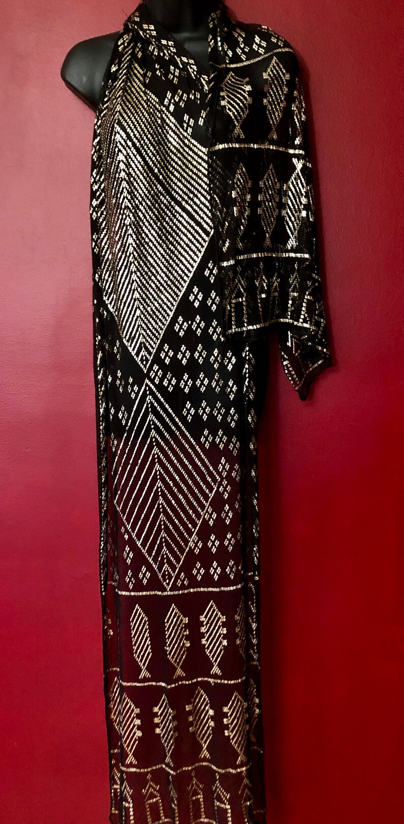 Sweet Voyage Egyptian Vintage Assuit Shawl With Silver - Etsy