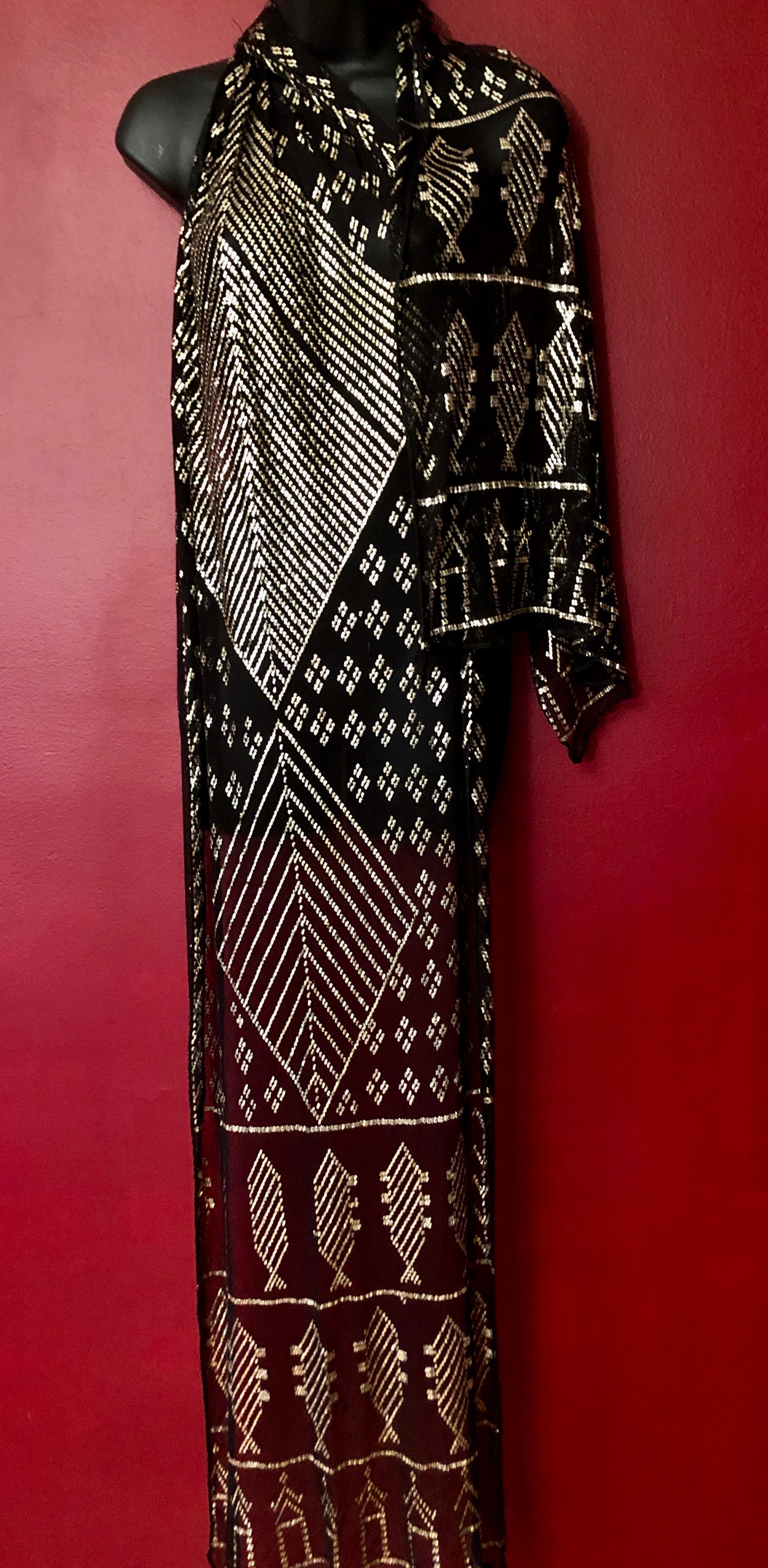 Sweet Voyage Egyptian Vintage Assuit Shawl With Silver - Etsy