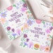 Printable Floral Valentine's Day Card, School Valentine, Classroom ...