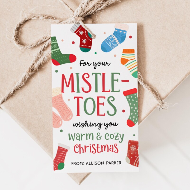 Christmas Socks Tag - Etsy