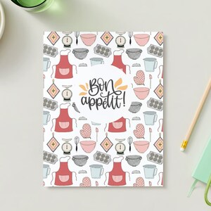 Recipe Binder Cover, Kitchen Binder Kit, Recipe Book Cover, Binder ...