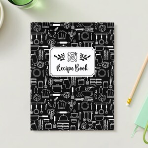 Editable Recipe Binder Cover and Spine, Kitchen Binder Dividers ...