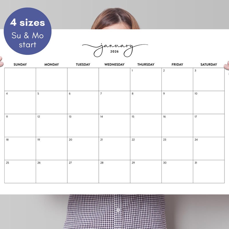 Big Ass Calendar - Etsy