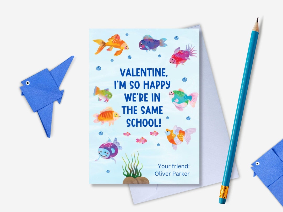 I'm so Happy We're in the Same School, Printable Kids Classroom ...
