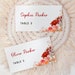 Editable Table Place Cards, Flat and Folded Name Cards, Printable ...