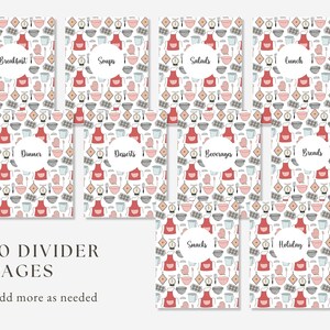 Recipe Binder Cover, Kitchen Binder Kit, Recipe Book Cover, Binder ...