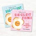 You're an Egg-cellent Friend, Cute Egg, Valentine's Day Tag, Excellent ...