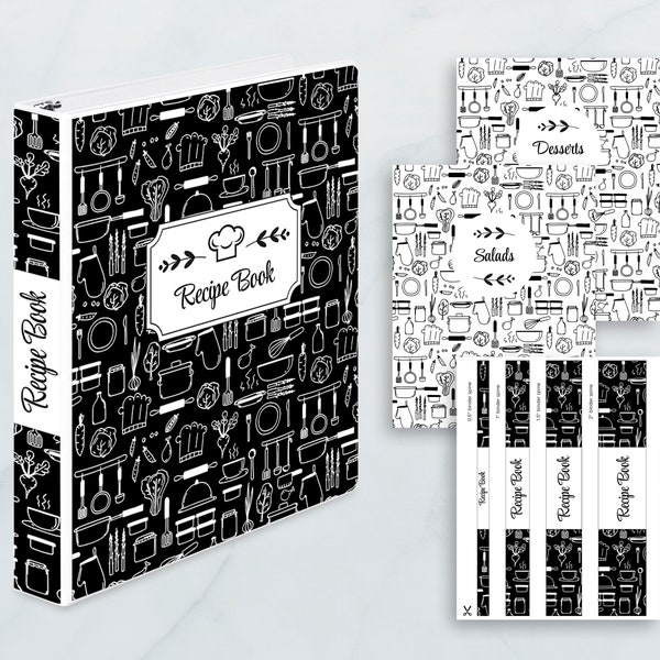 Recipe Binder - Etsy