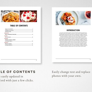 Indesign Recipe Template, Editable Adobe Indesign Recipe Book, Digital ...