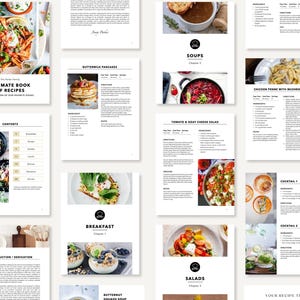 Apple Pages Editable Recipe Template, Recipe Book for Apple Pages ...