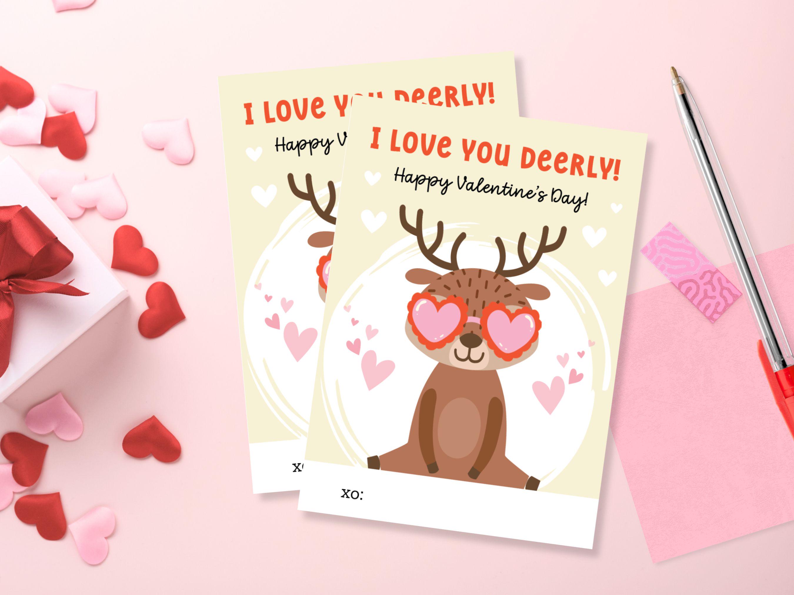 Animal Valentine's Day Cards, Animal Classroom Tags, School Valentines ...