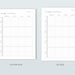 Monthly Meal Planner, Printable and Fillable Page in US Letter and A4 ...