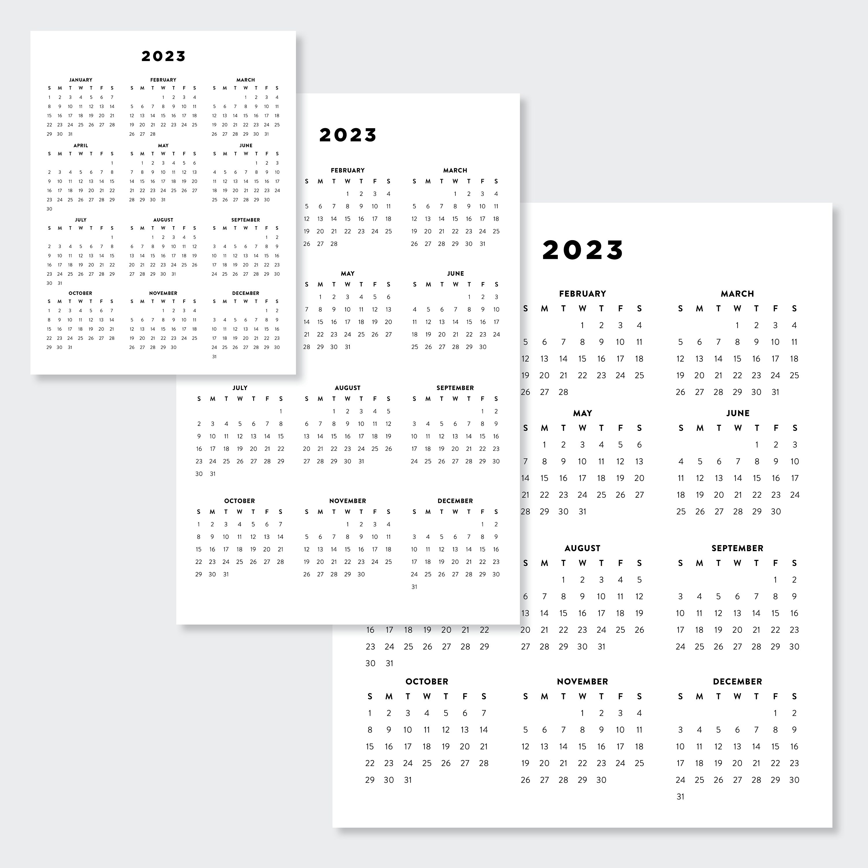 2023 Calendar Printable Aesthetic Botanical Calendar 12 Etsy Israel 