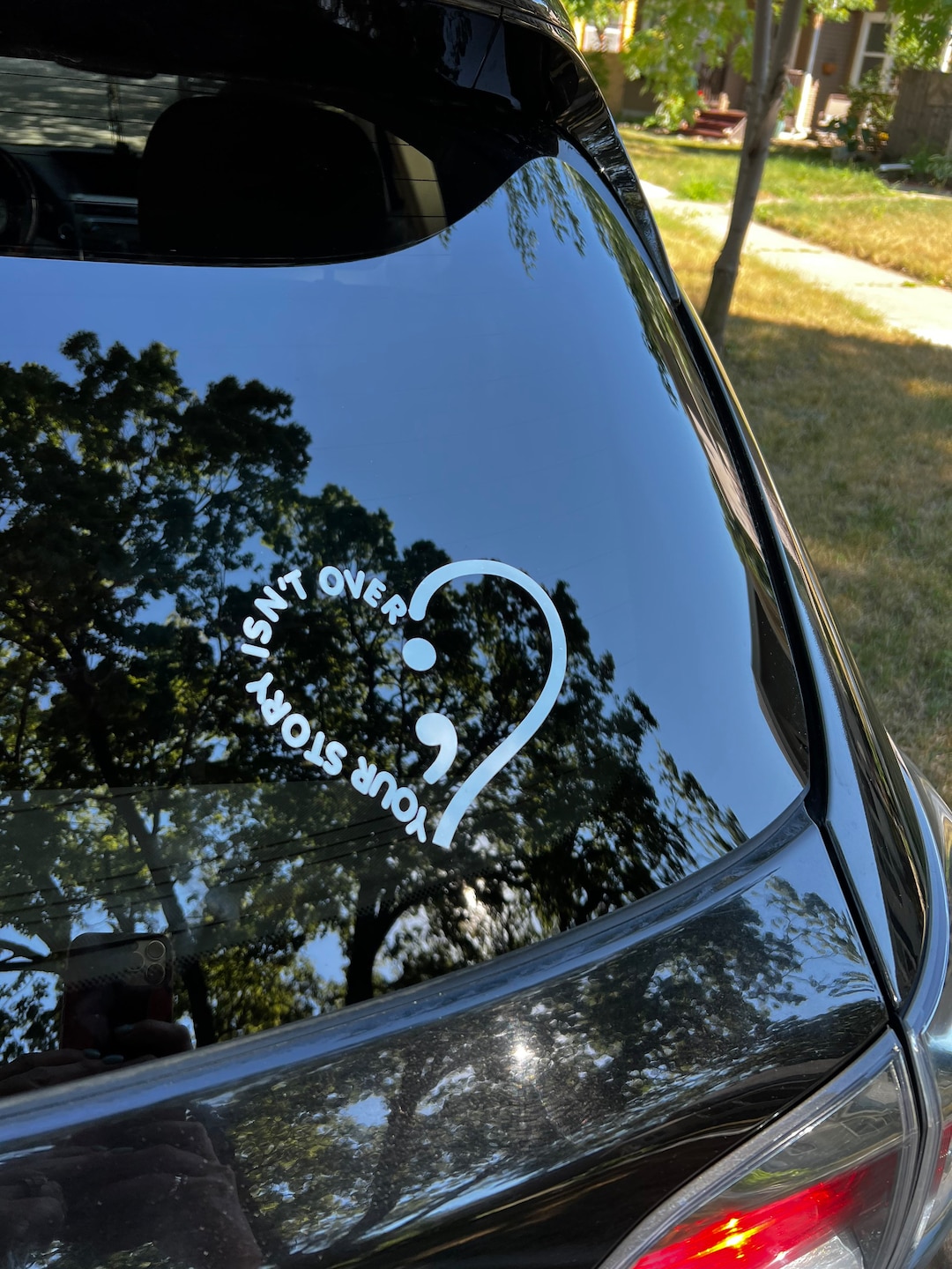 Stay Strong, Car Decal, Suicide Awareness, Semicolon Decal, Mental ...