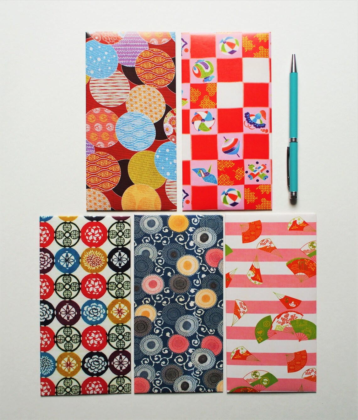 Playful and Colourful Jumbo-sized Money Envelopes, Voucher Holders or ...