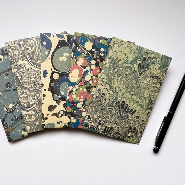 Delicate Blue Turkish Patterns Money Envelopes for Eidset of 5 in Jumbo ...