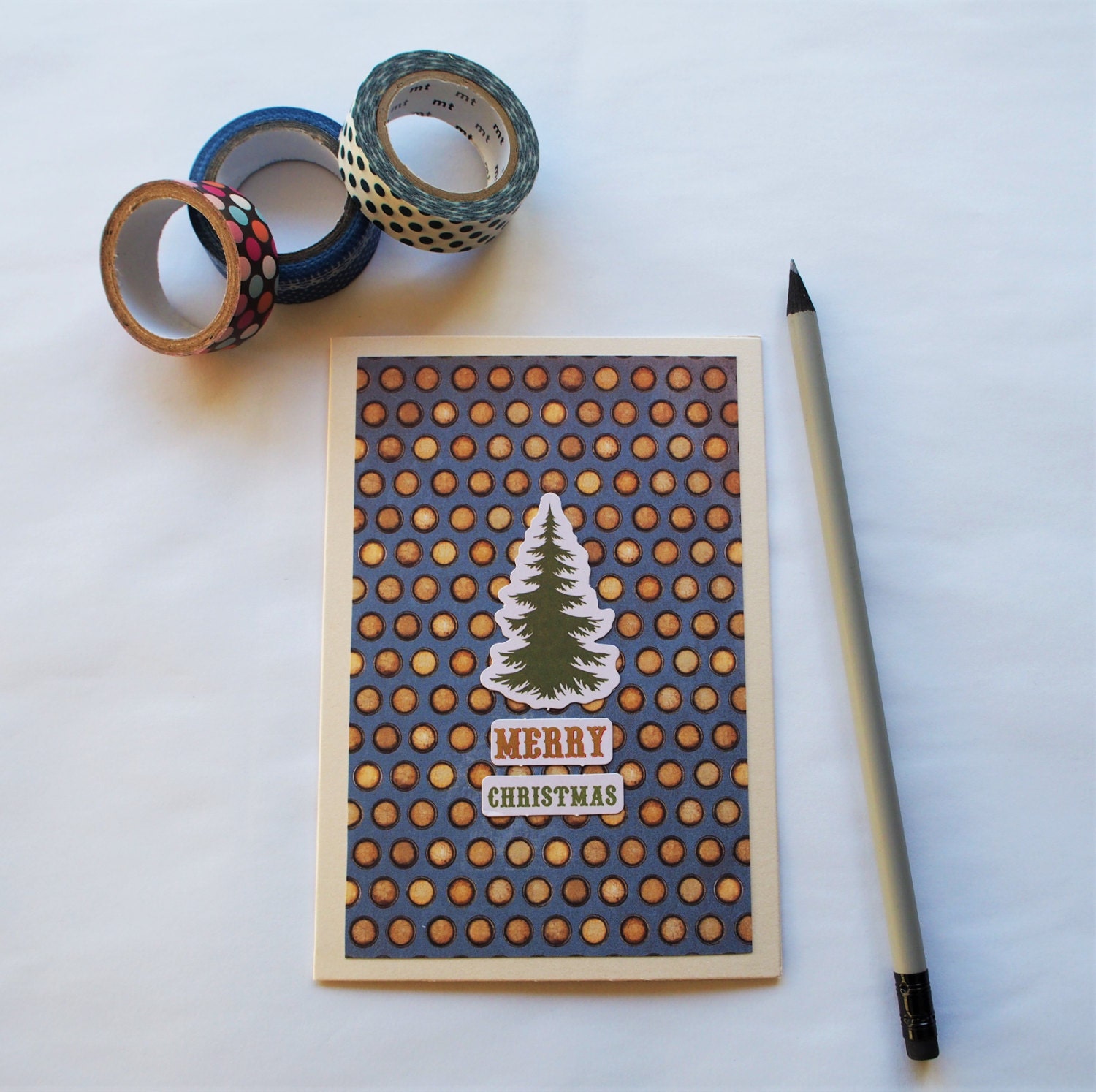 Christmas Card Sets3 Contemporary Cards With Pretty Polka-dot ...