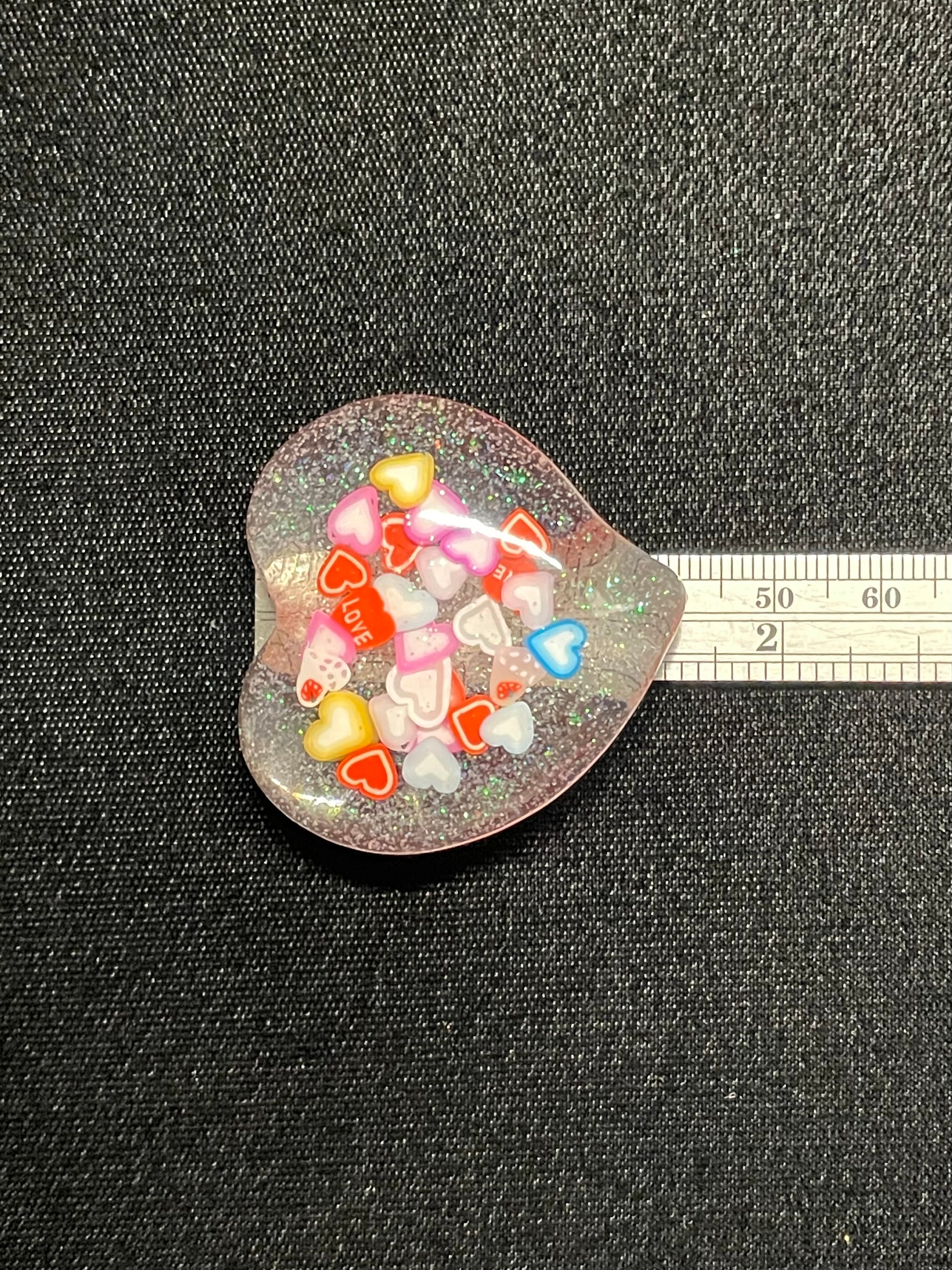 Pocket Hug, Friendship Token, Resin Heart, Pocket Charm. - Etsy