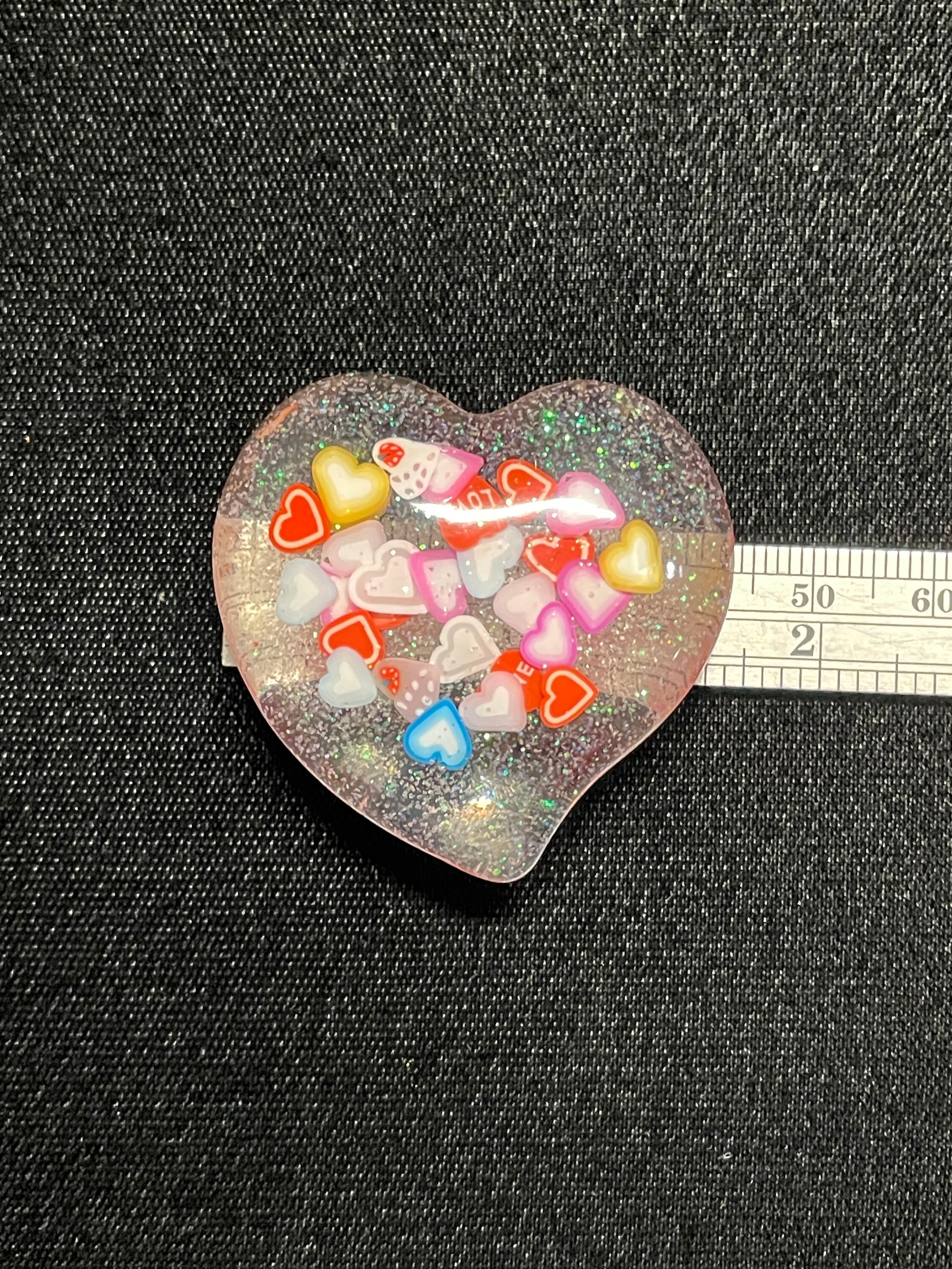 Pocket Hug, Friendship Token, Resin Heart, Pocket Charm. - Etsy