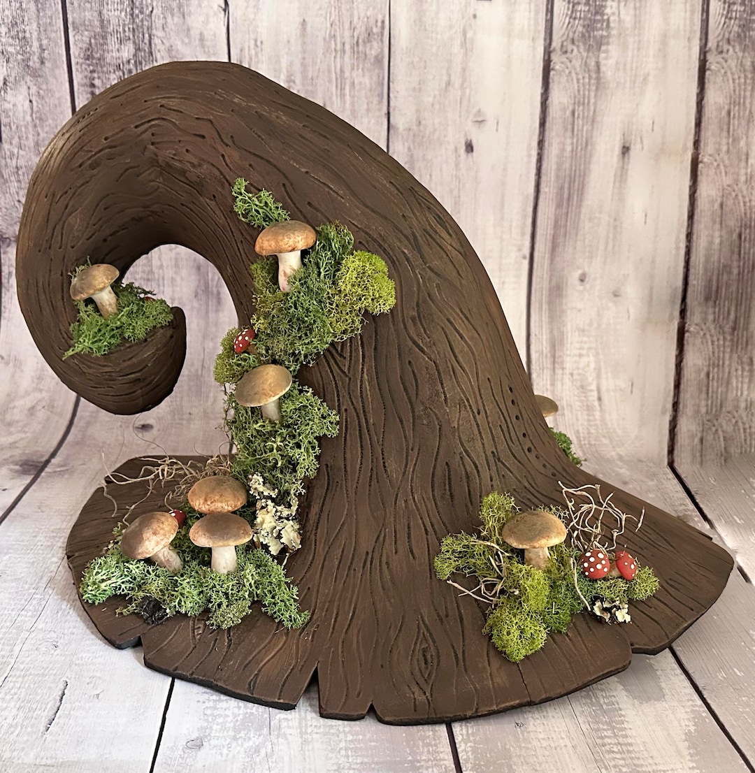 Witch Hat, Wizard Hat, Tree Hat, Cosplay, Druid Hat, Mushroom Hat,gnome ...